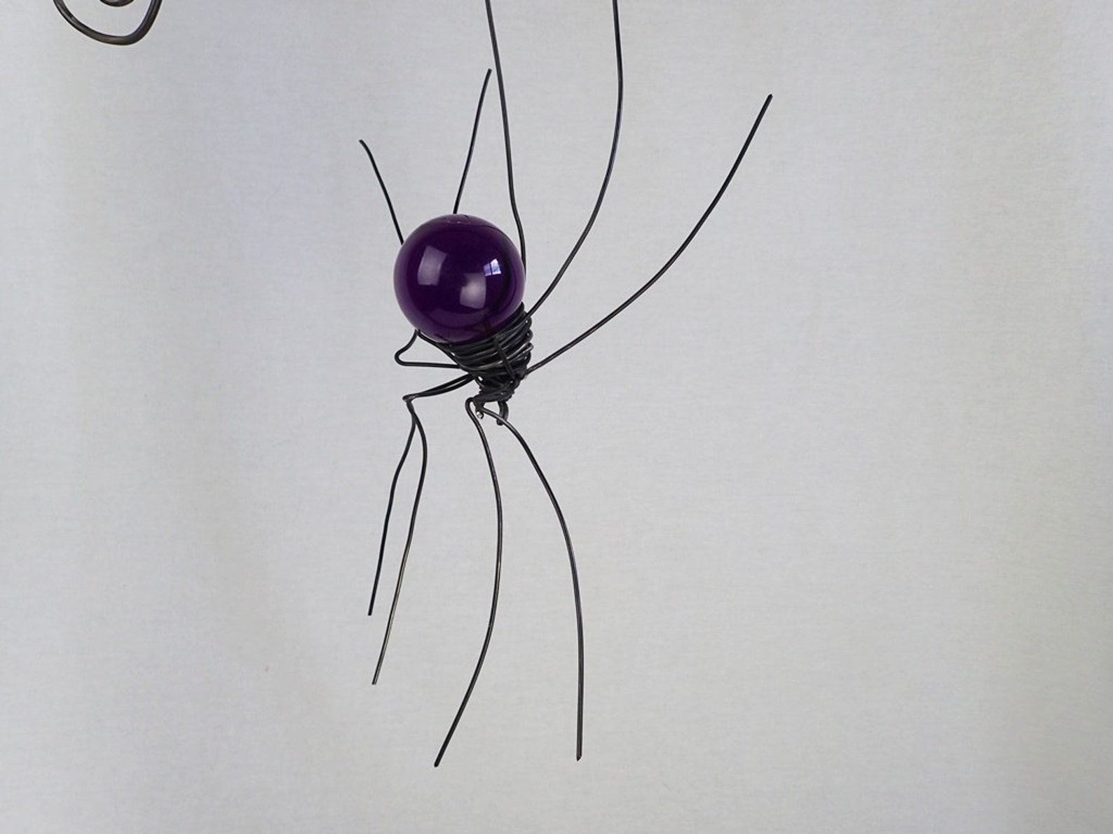 18 Barbed Wire Corner Spider Web With Purple Spider, Free Shipping - Etsy