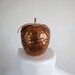 Unique Hammered Copper Apple Sculpture Made to Order - Etsy