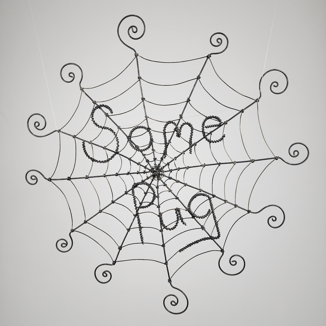 12" Some Pug Wire Spider Web Made to Order - Etsy