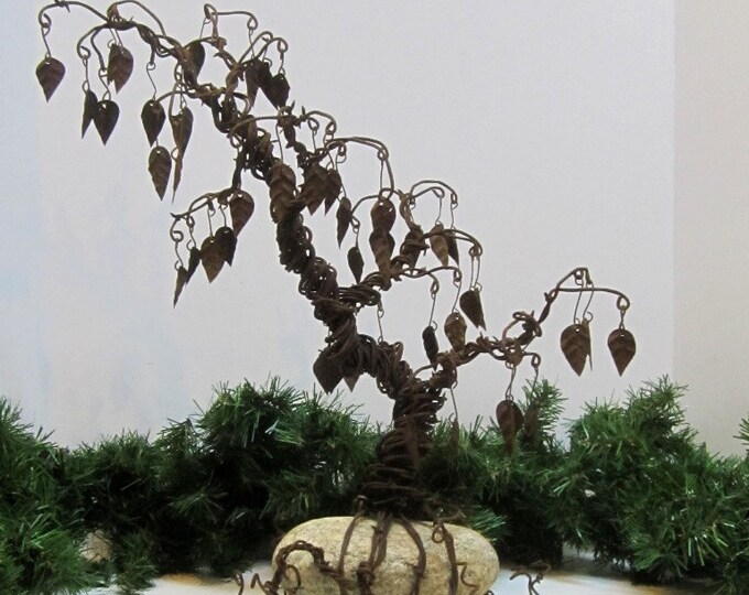 Delicate Twisted Barbed Wire Tree Sculpture the Perfect Christmas Gift ...