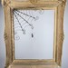 Lovely Pink Glass Spider Dangles From 12" Barbed Wire Corner Spider Web ...