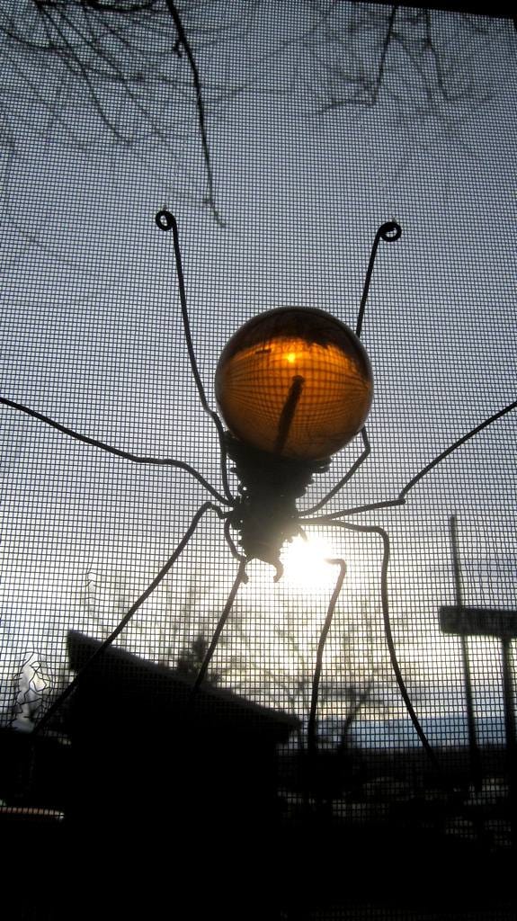 Orange Sun Catcher Window Spider Hanging Art Made to Order | Etsy