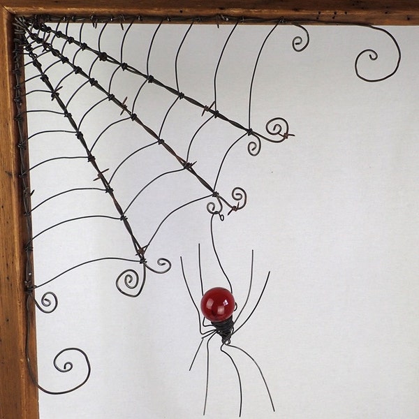 Barbed Wire Spider Web - Etsy