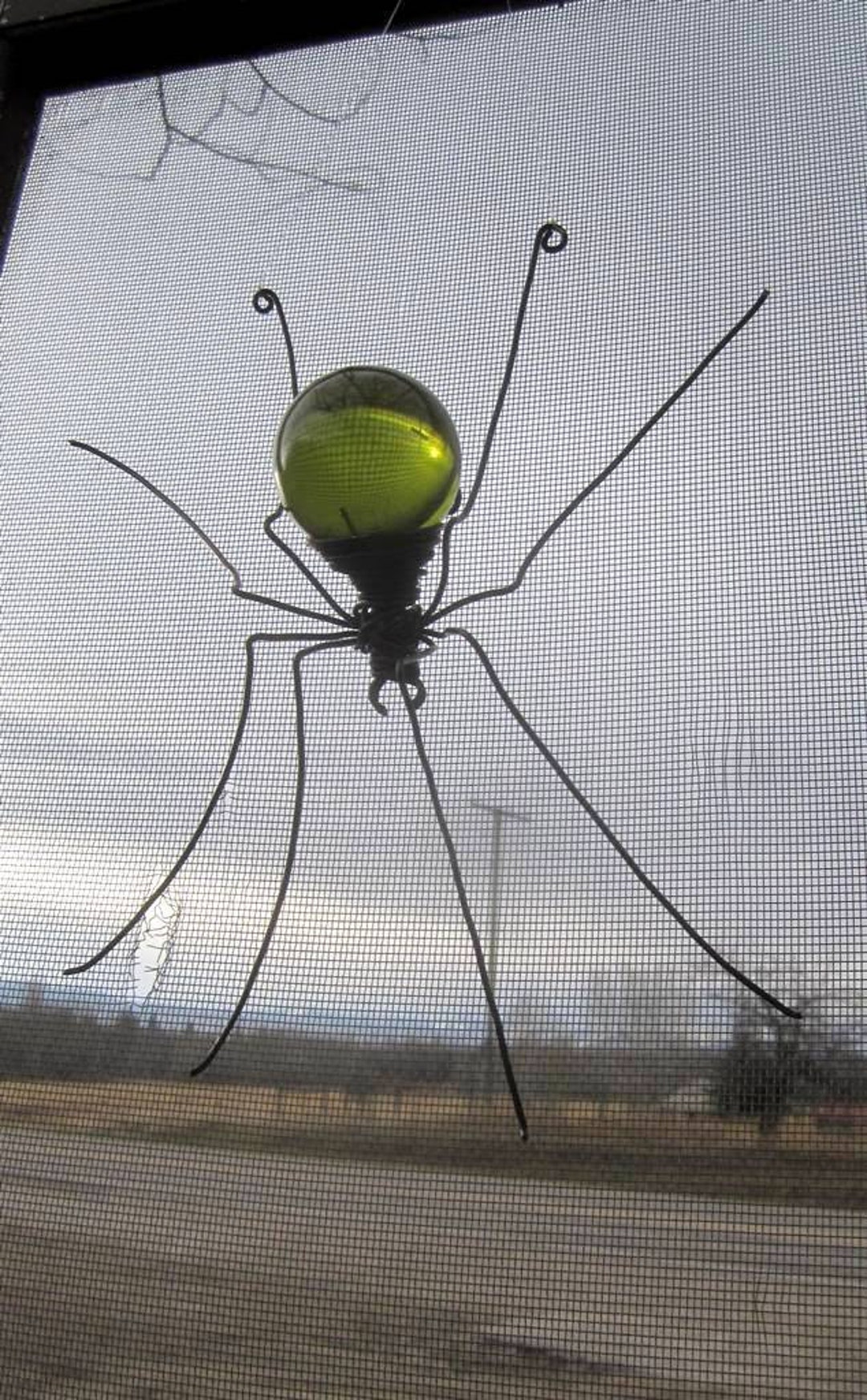 Fetching Green Sun Catcher Window Spider Hanging Art - Etsy