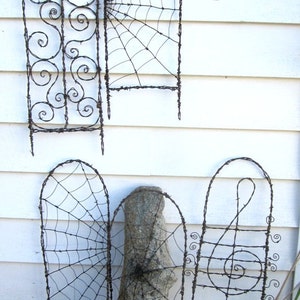 Beautiful Barbed Wire Spider Web Garden Trellis, Free Shipping in US - Etsy