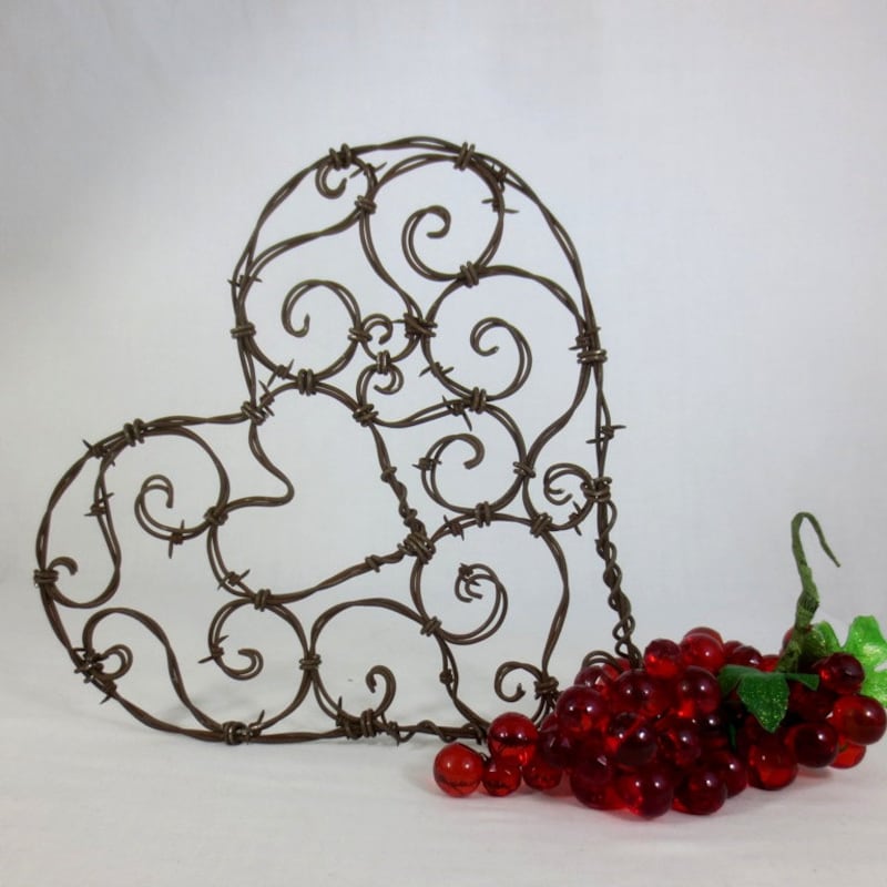 Wire Heart - Etsy