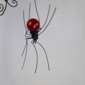 18" Barbed Wire Corner Spider Web With Red Spider - Etsy