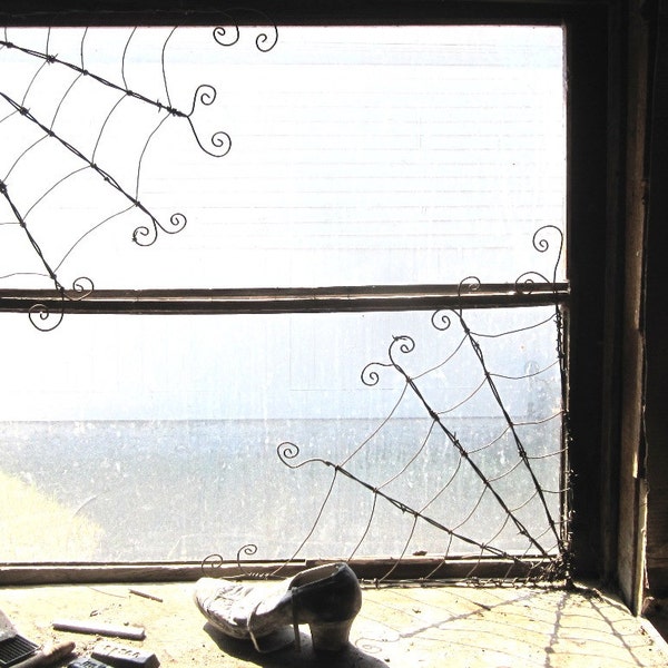 Barbed Wire Spider Web - Etsy
