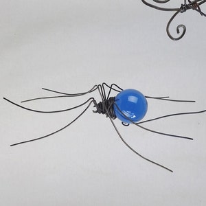 18" Barbed Wire Corner Spider Web With Blue Spider - Etsy