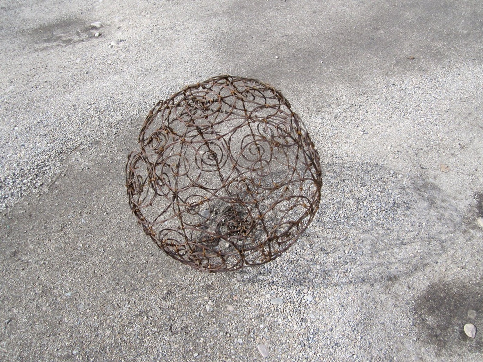 19" Barbed Wire Spirillian Sphere Made to Order - Etsy