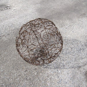 19" Barbed Wire Spirillian Sphere Made to Order - Etsy