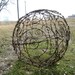 19" Barbed Wire Spirillian Sphere Made to Order - Etsy