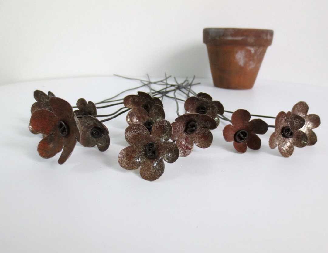 Rustic Bouquet of Rusty Flowers Bloom Forever for for You to Enjoy ...