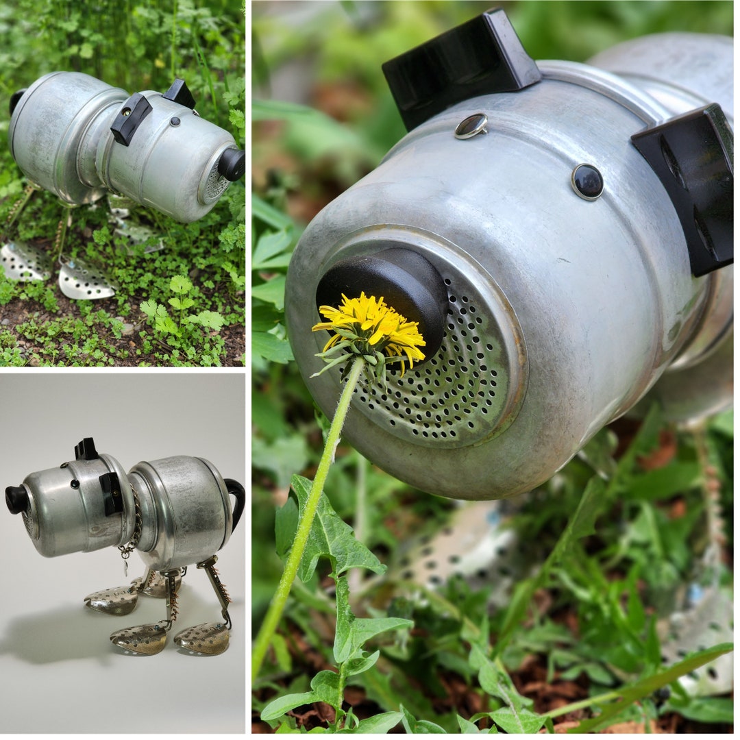 Adorable Robot Puppy Repurposed Kitchen Gadgets, Free Shipping in the ...