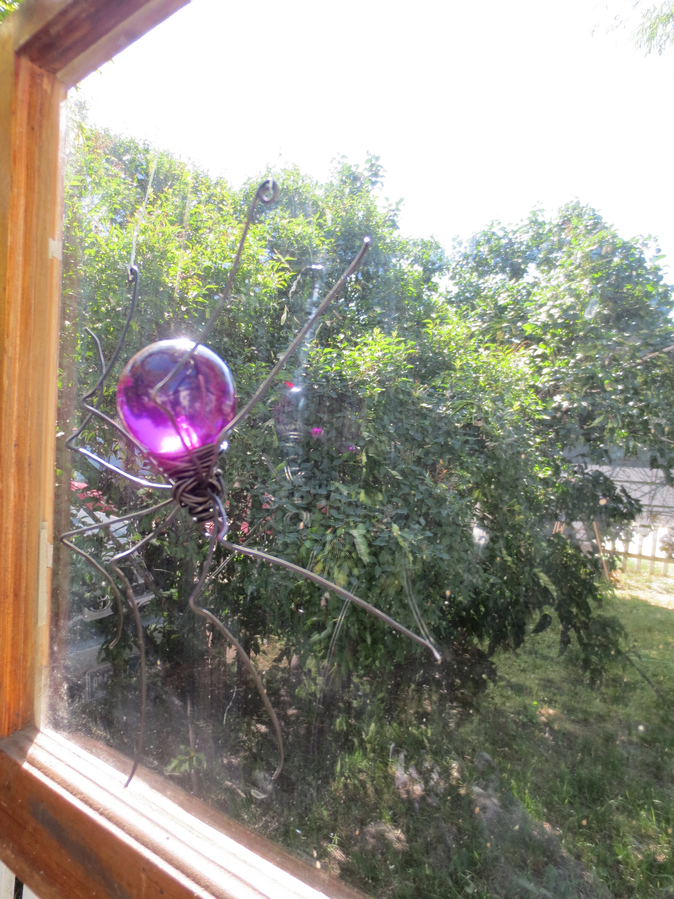 Lavendar Sun Catcher Window Spider Hanging Art Made to Order | Etsy