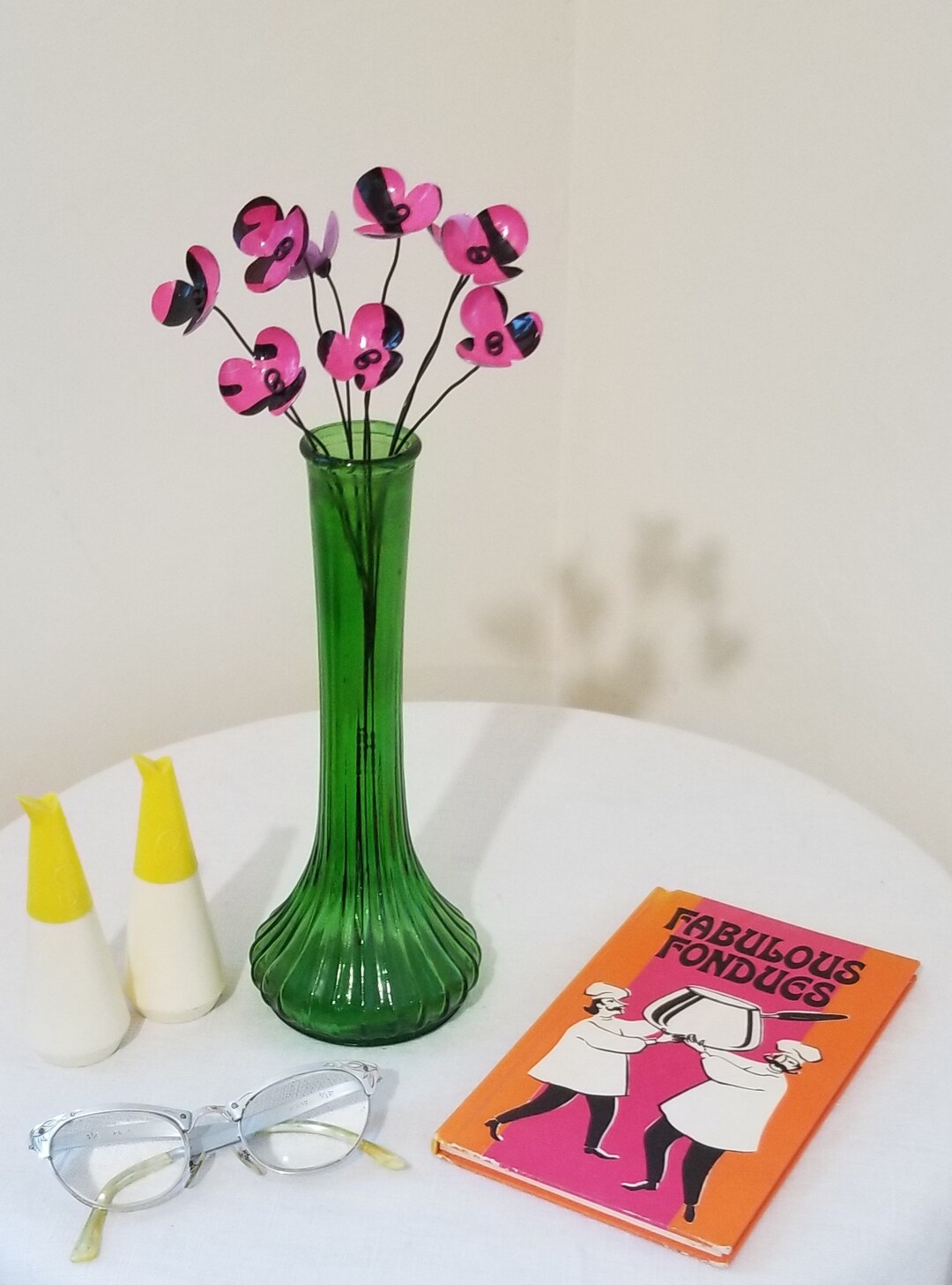 Exotic Pink Zebra Stripe Bouquet Forever Blooming Flowers Repurposed ...