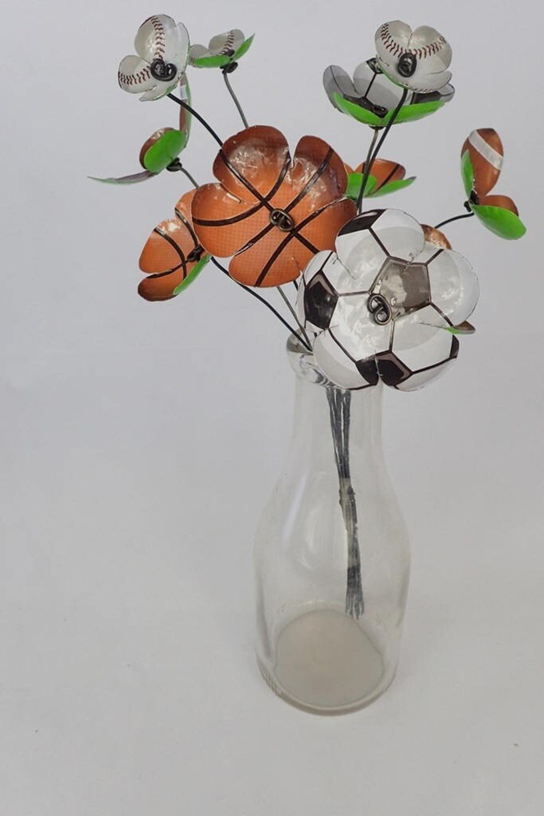 Unique Sports Balls Bouquet of Tin Forever Blooming Flowers, Free ...