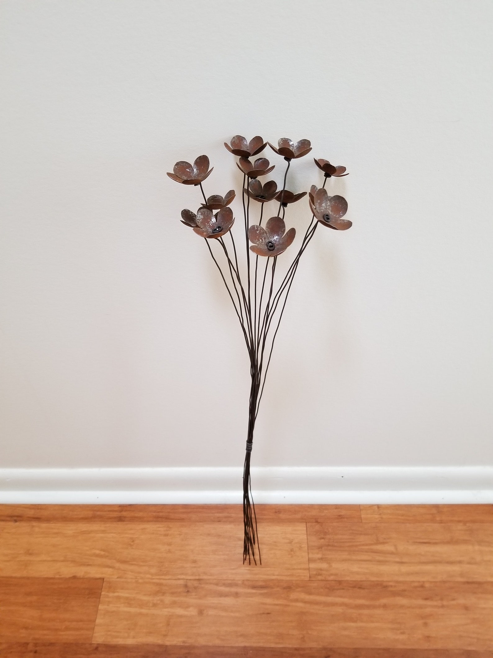 CUSTOM Order Long Stemmed Rustic Bouquet of Rusty Flowers - Etsy
