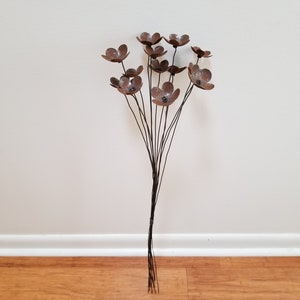CUSTOM Order Long Stemmed Rustic Bouquet of Rusty Flowers Bloom Forever ...