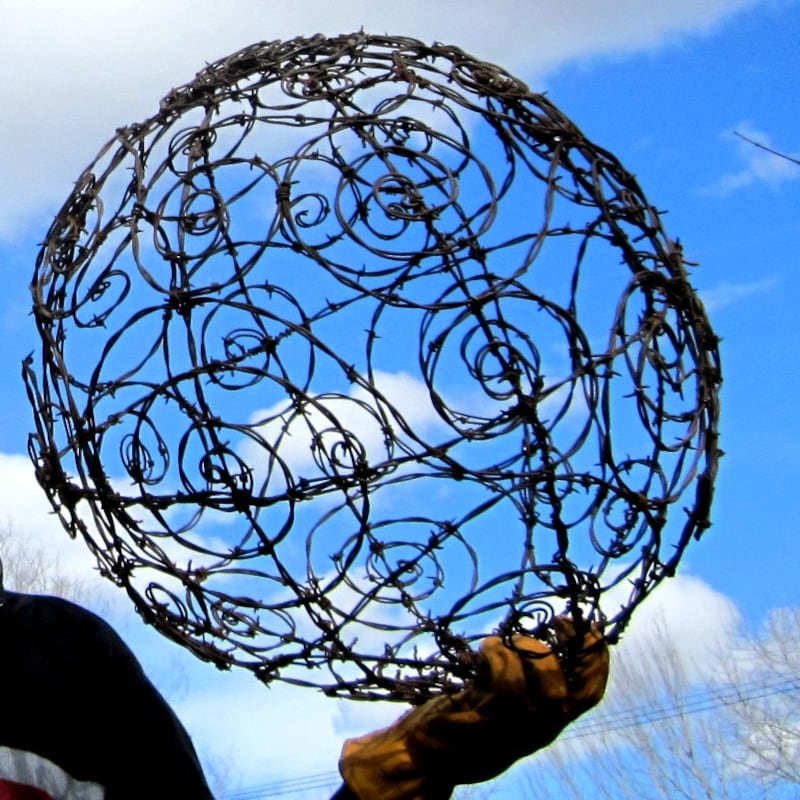Barbed Wire Trellis - Etsy