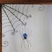 18" Barbed Wire Corner Spider Web With Blue Spider - Etsy