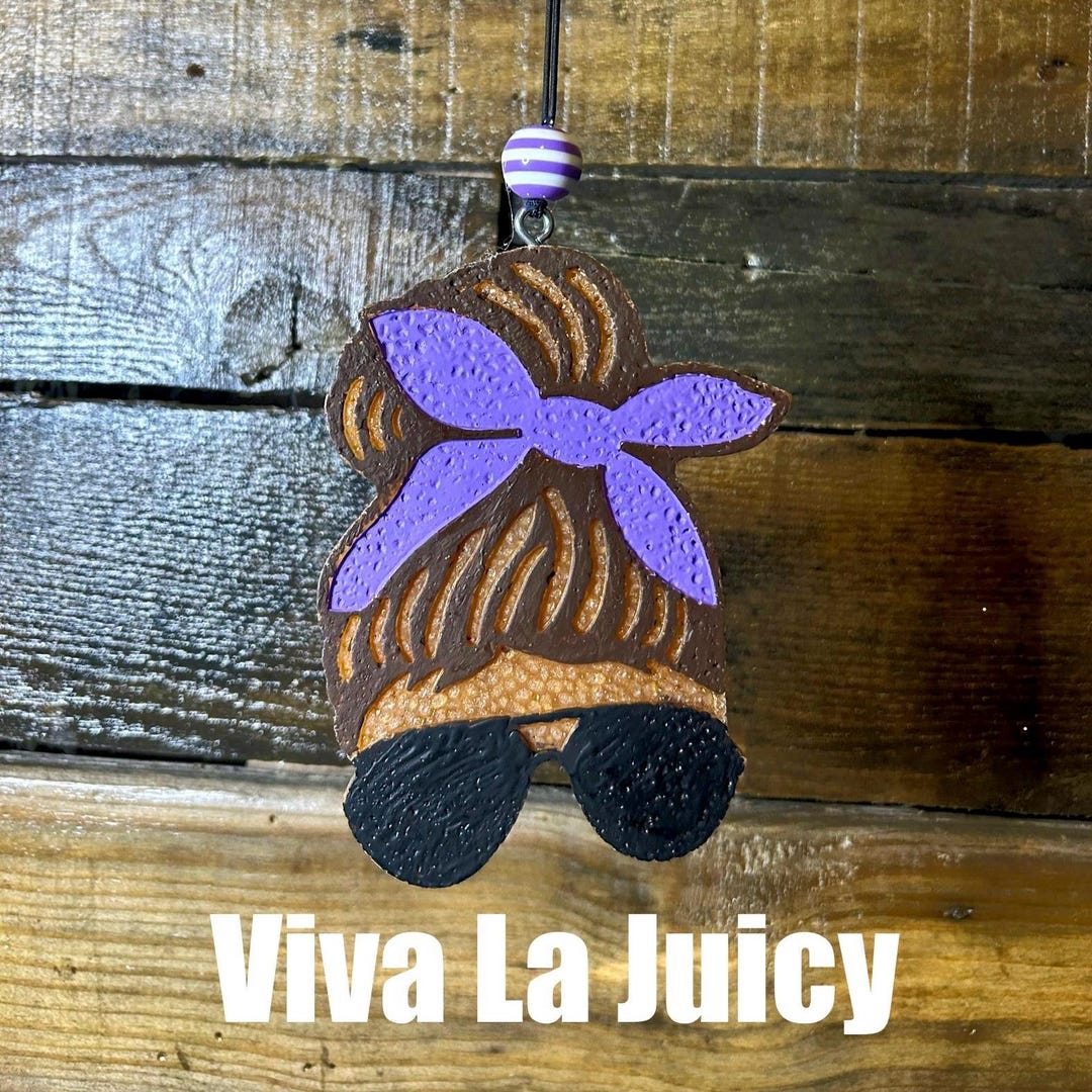 Messy Bun Mom Life Car Freshie, Freshies, Fresheners, Car Scent, Air ...