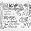 Ask, Seek, Knock, Coloring Page, Bible Verse Art, Coloring Book Art ...