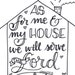 As for Me and My House We Will Serve the Lord - Joshua 24:15 Printable ...