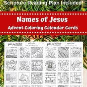 DIY JESSE TREE Printable Pdf Jesse Tree Coloring Book - Etsy Canada