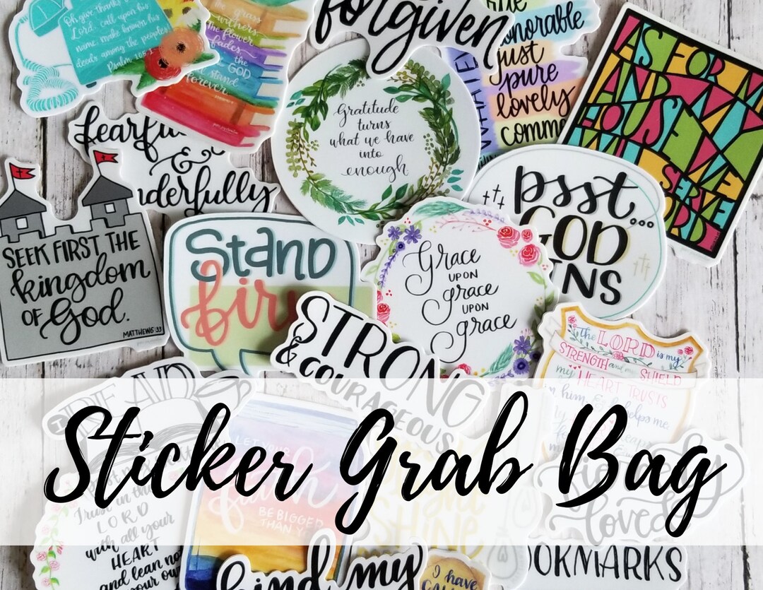 Vinyl Sticker Grab Bag - Sticker Variety Pack, Bundles and Save ...