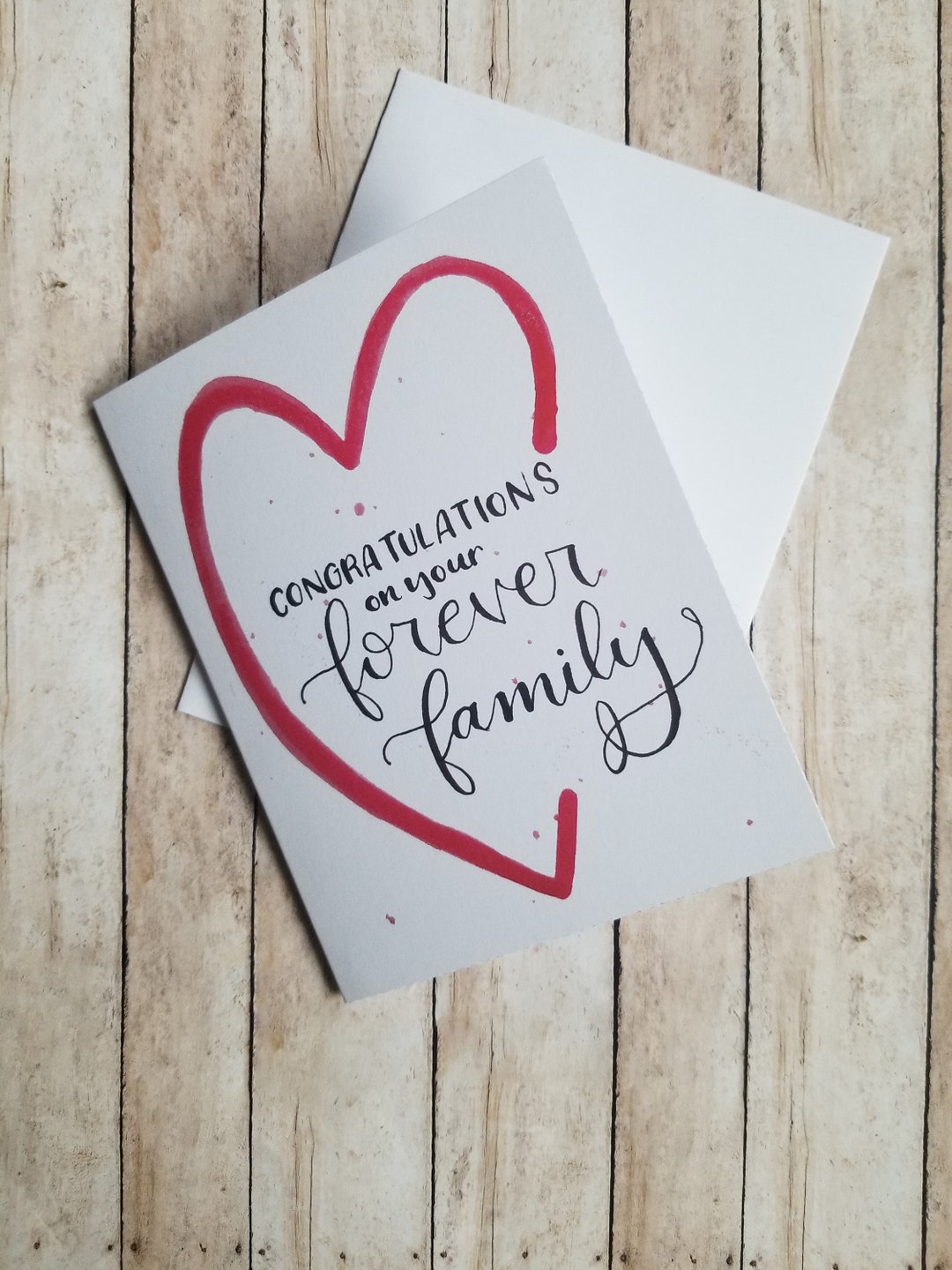 Congratulations on Your Forever Family - Adoption Christian Note Card ...