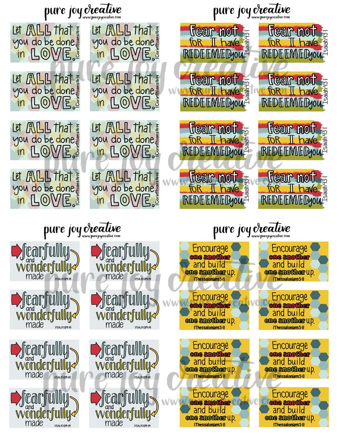 Printable Back Pack Tag - Group Printing License - Backpack Blessing ...