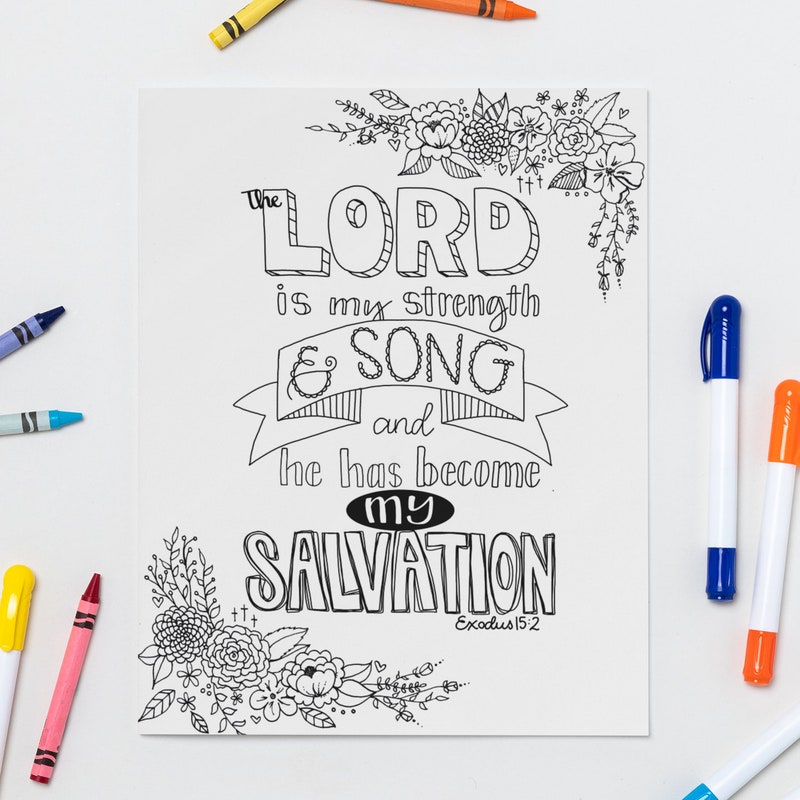 Lord is My Strength - Etsy
