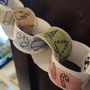 Countdown to Christmas - Printable Paper Chain With Scripture ...