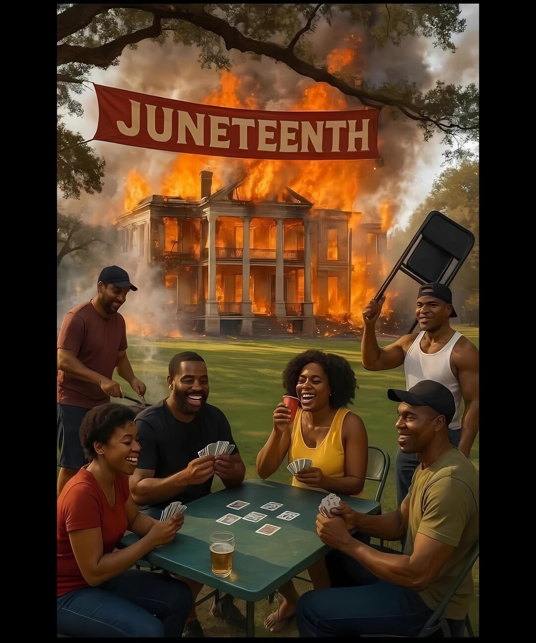 Juneteenth Emancipation Art Print | Bold Ancestral Tribute | Modern ...