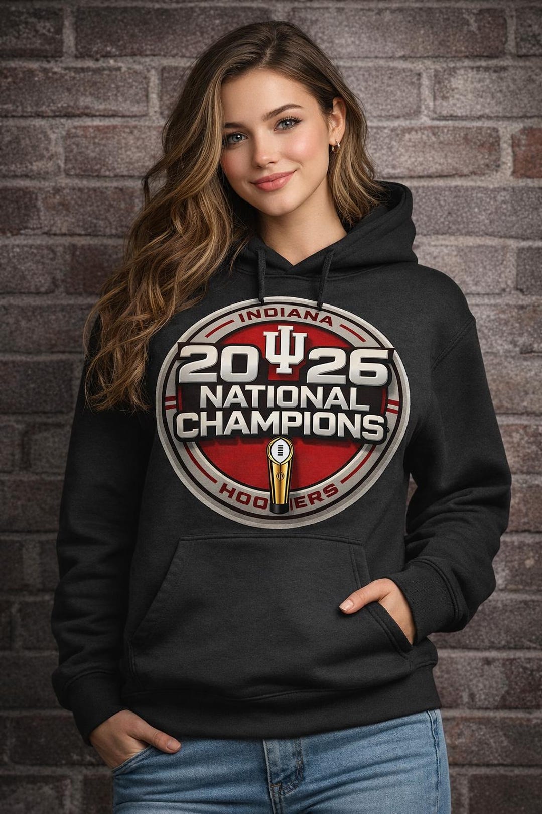 Indiana Hoosiers 2026 National Champions PNG, IU Football Championship ...