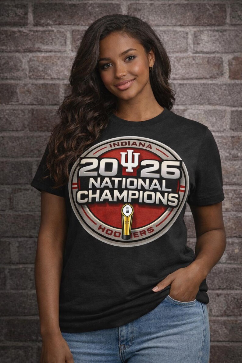 Indiana Hoosiers 2026 National Champions PNG, IU Football Championship ...