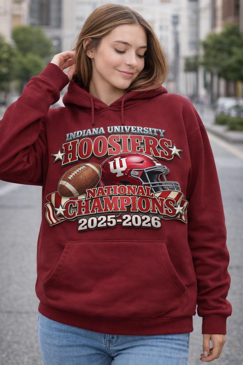 2025 2026 Indiana Hoosiers National Championship Win PNG, IU Champions ...