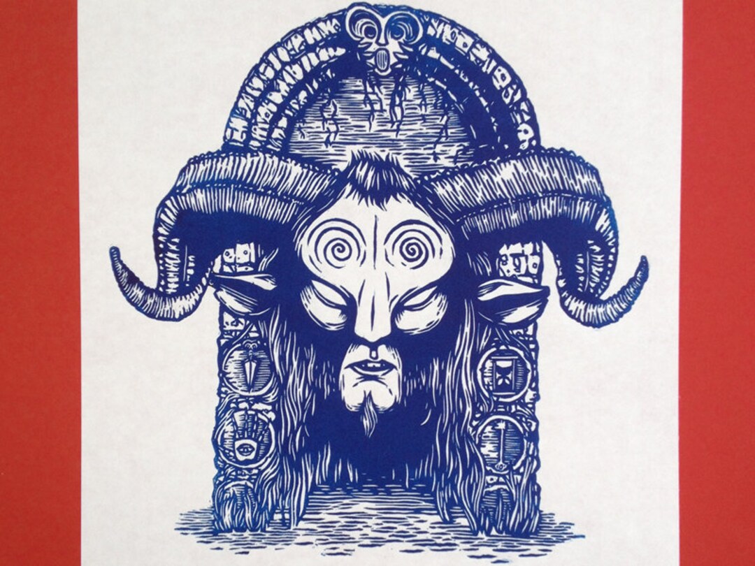 Pan's Labyrinth Linocut Print - Etsy