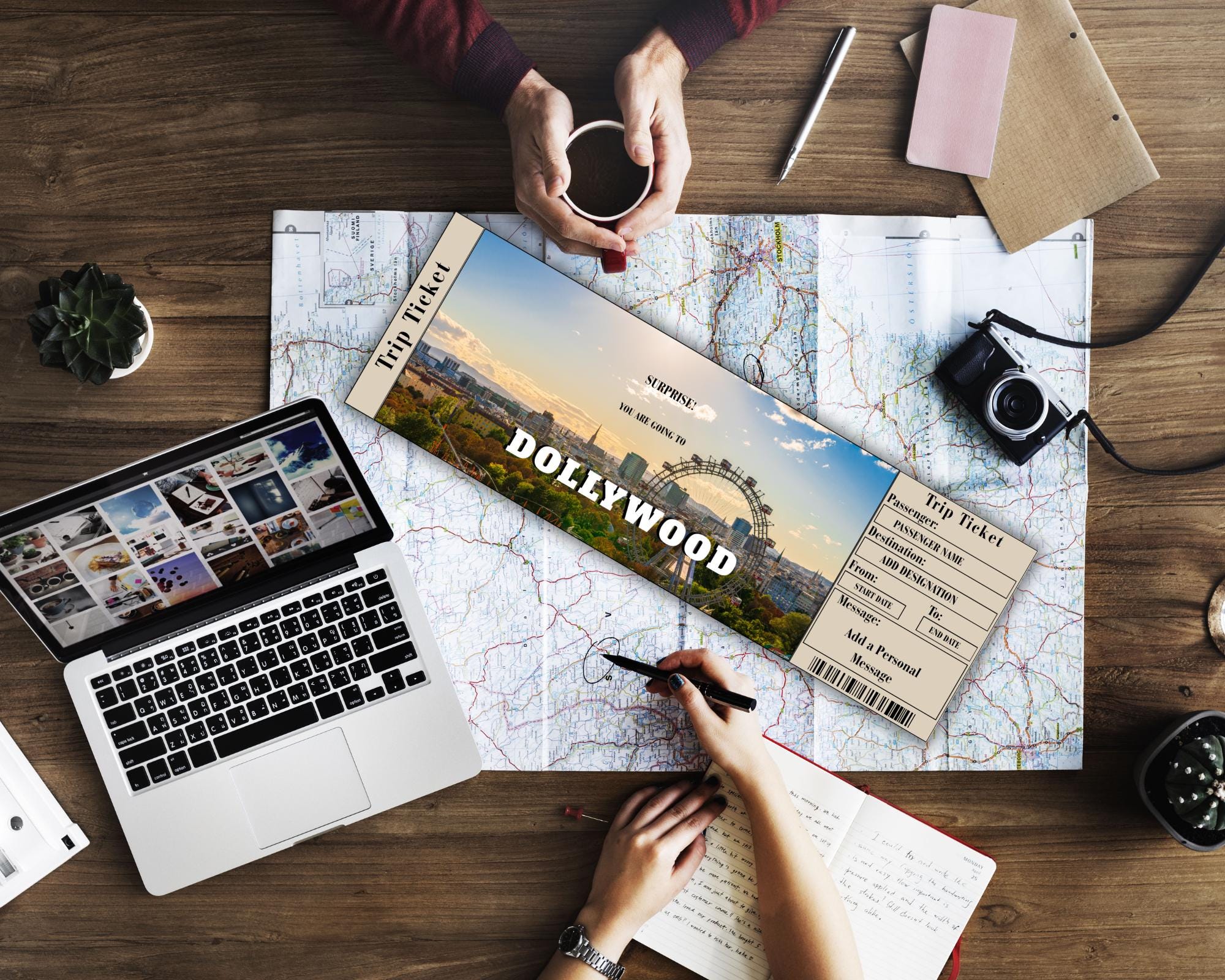 Surprise Dollywood Ticket, Personalized Trip Reveal, Tennessee Vacation ...