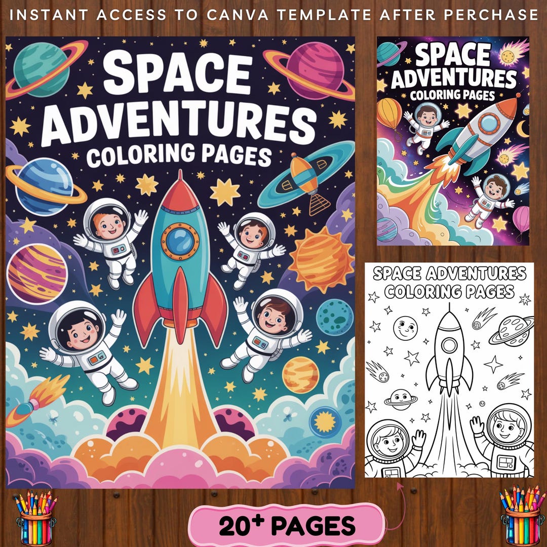 20+solar System Coloring Pages, Diy Birthday Favour, Space Birthday ...