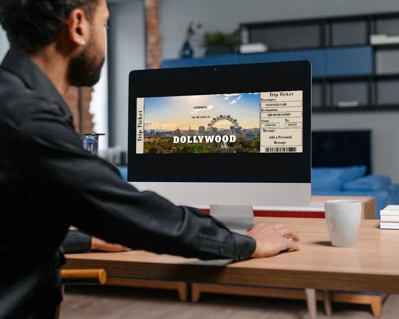 Surprise Dollywood Ticket, Personalized Trip Reveal, Tennessee Vacation ...