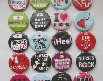 Nurse buttons | Etsy