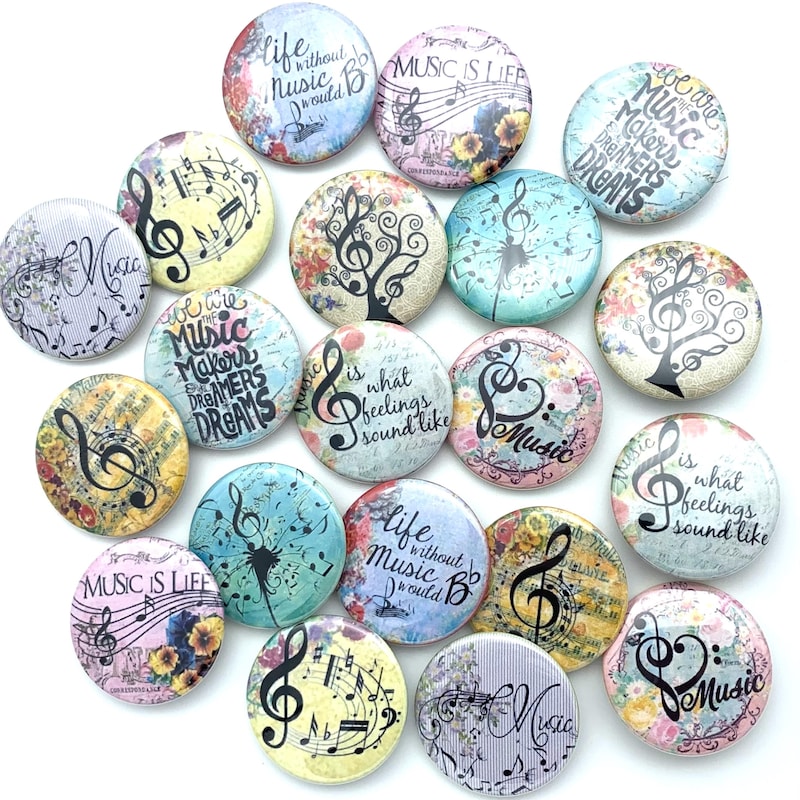 Music Buttons - Etsy