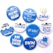 Swimmer Pins TEN (10) Pack. Swim Meet Award or Swimming Gift Idea ...