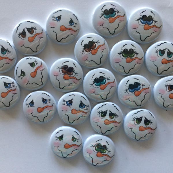 Buttons Snowman - Etsy