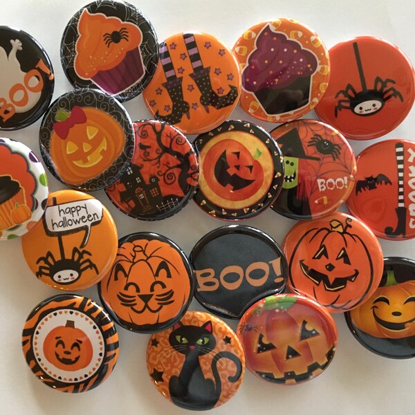 Halloween Buttons - Etsy