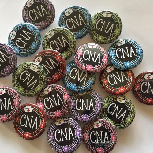 CNA Certified Nursing Assistant Theme Set of 20 Buttons. - Etsy