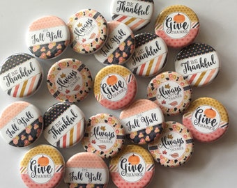 Happy Thanksgiving Button Turkey Button Holiday Turkey Thanksgiving Pin ...