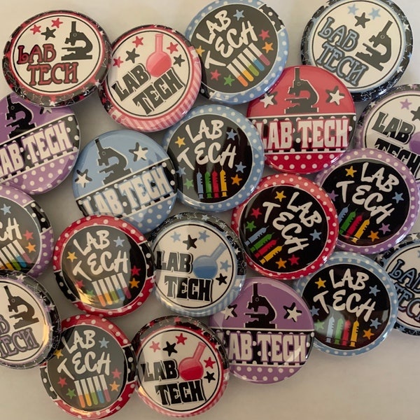 Lab Tech Pins - Etsy